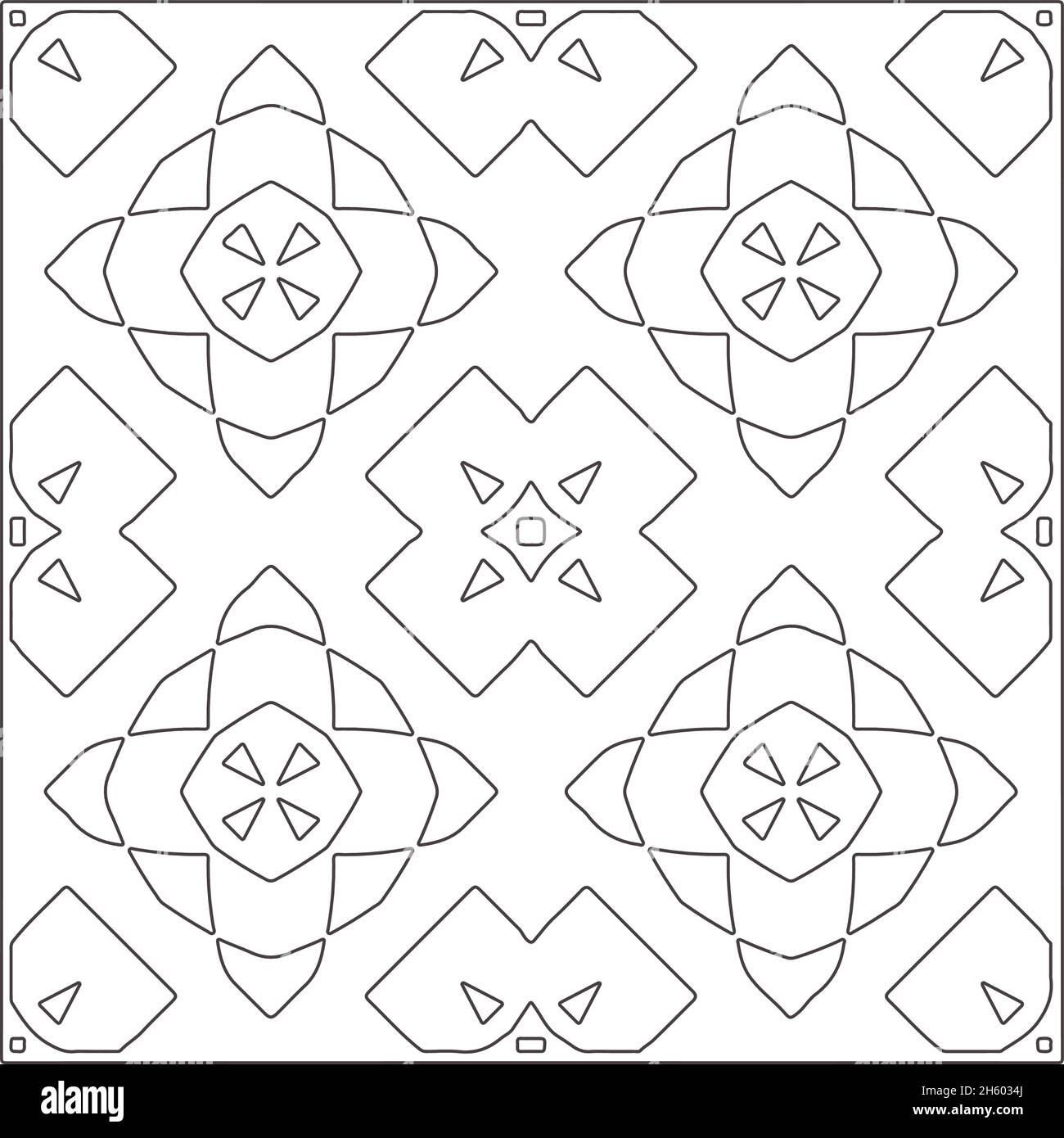 Repeating geometric tiles from striped elements.Modern geometric ...