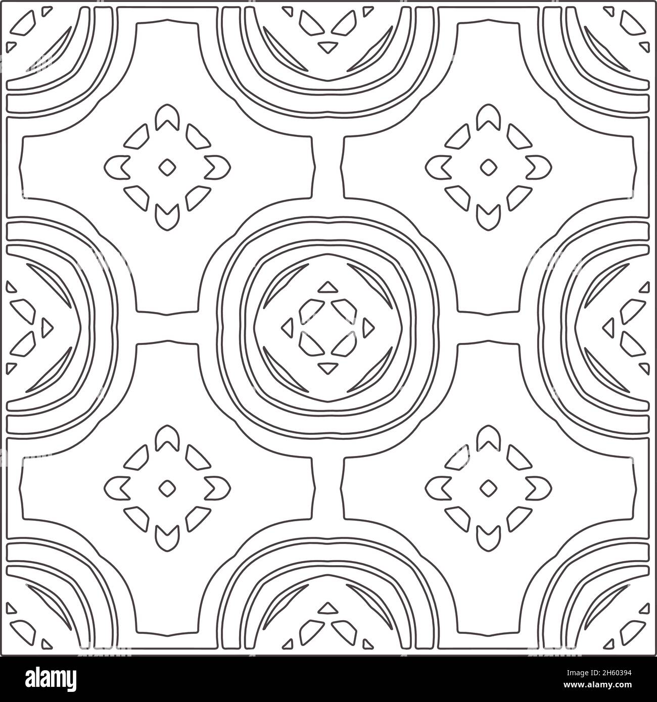 Repeating geometric tiles from striped elements.Modern geometric ...