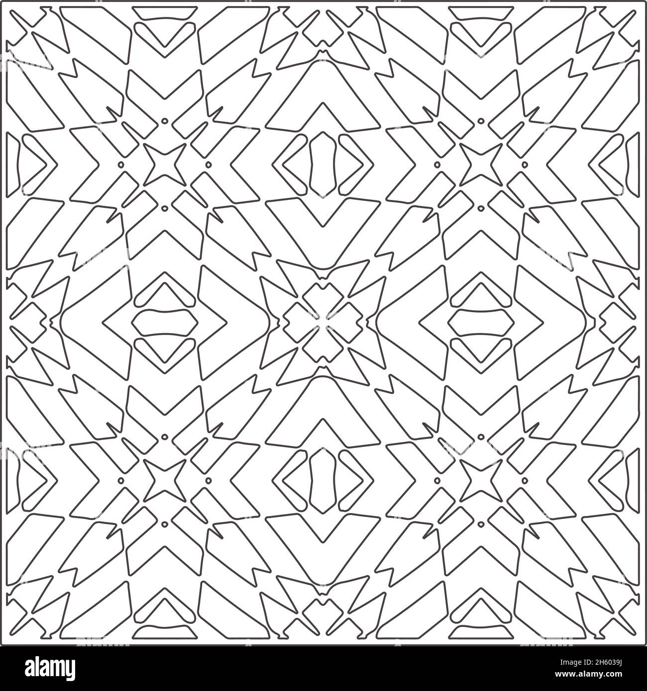 Repeating geometric tiles from striped elements.Modern geometric ...