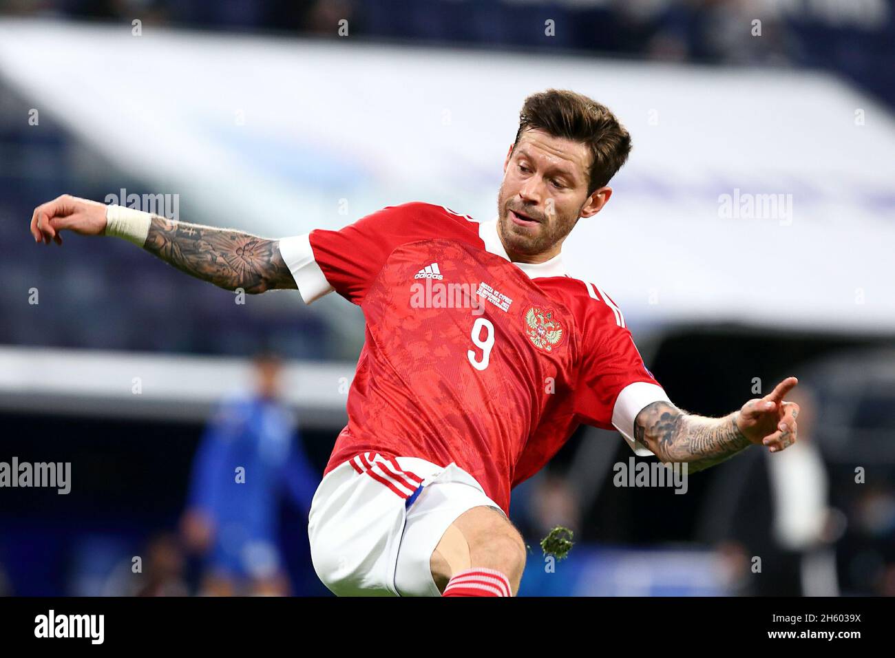 Saint Petersburg, Russia - 11 November 2021: Football, Qualification ...