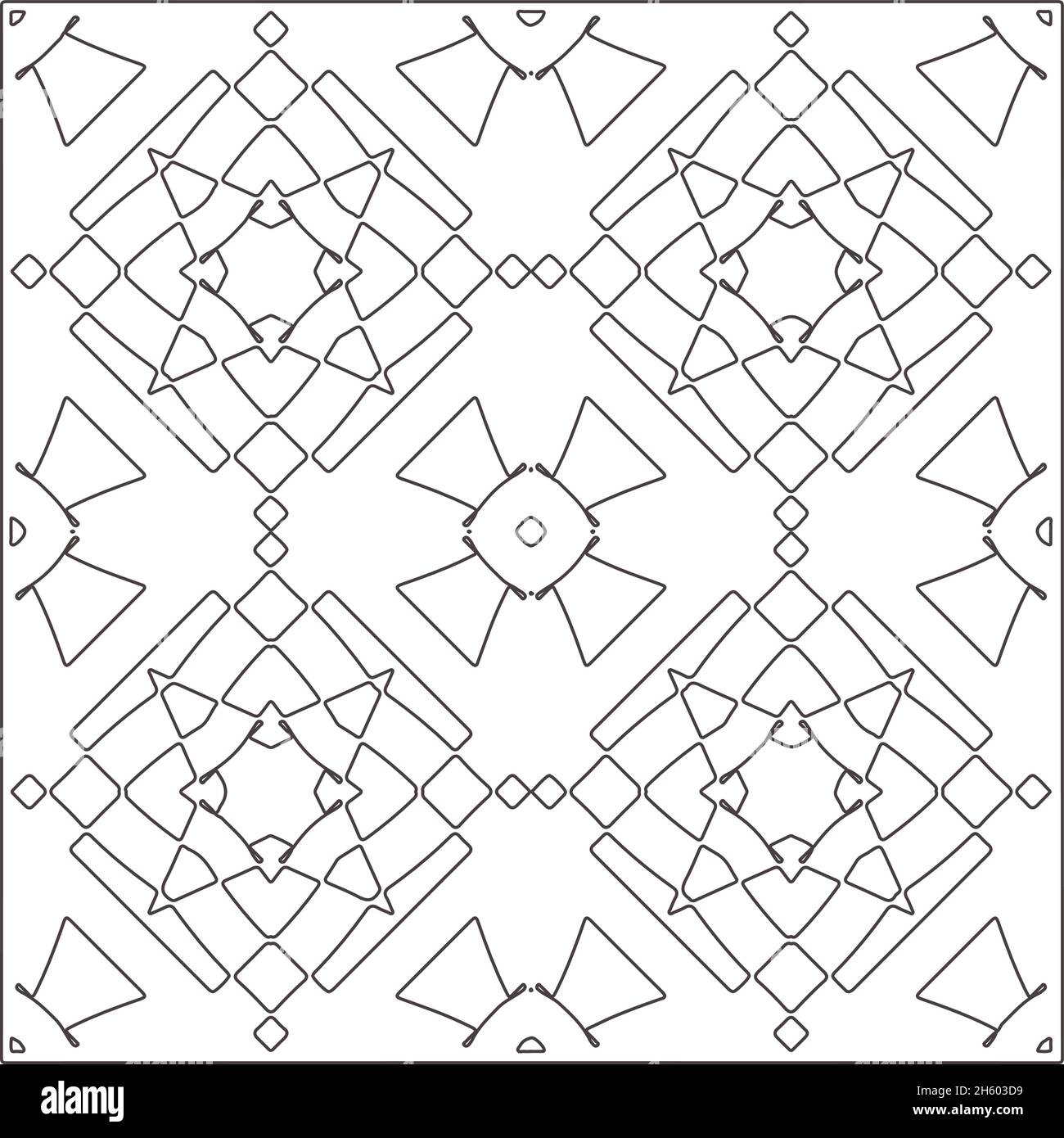 Repeating geometric tiles from striped elements.Modern geometric ...