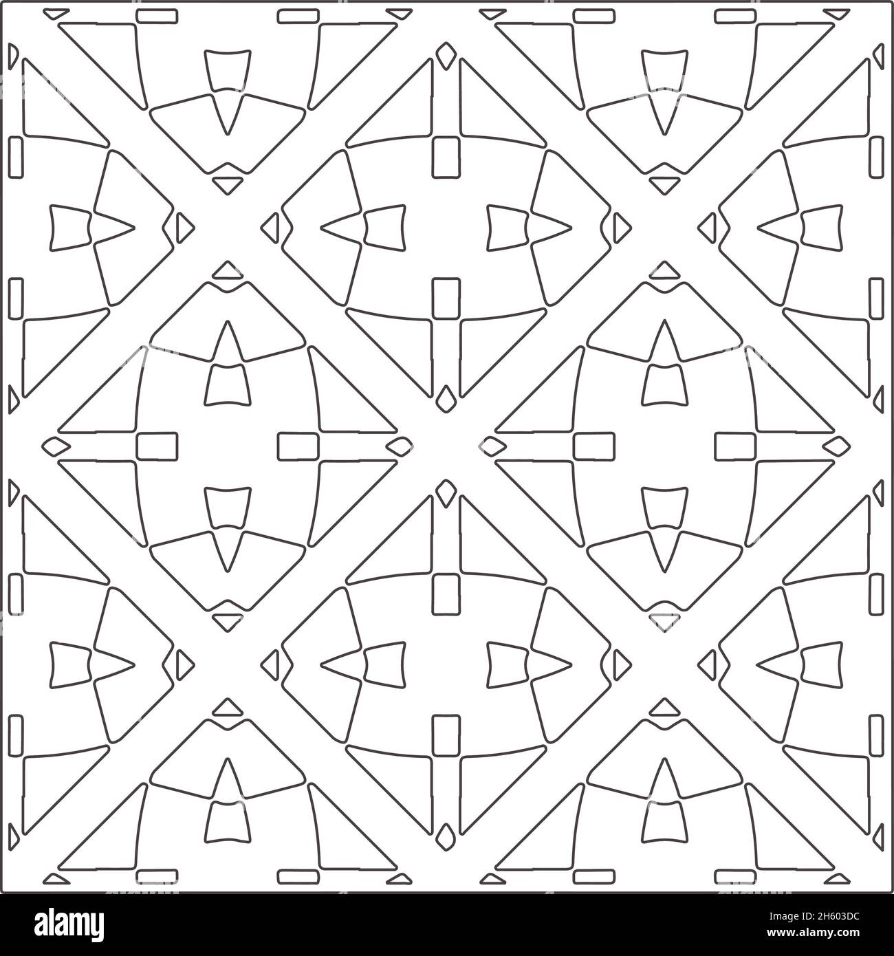 Repeating geometric tiles from striped elements.Modern geometric ...