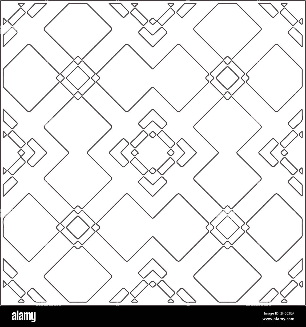 Repeating geometric tiles from striped elements.Modern geometric ...