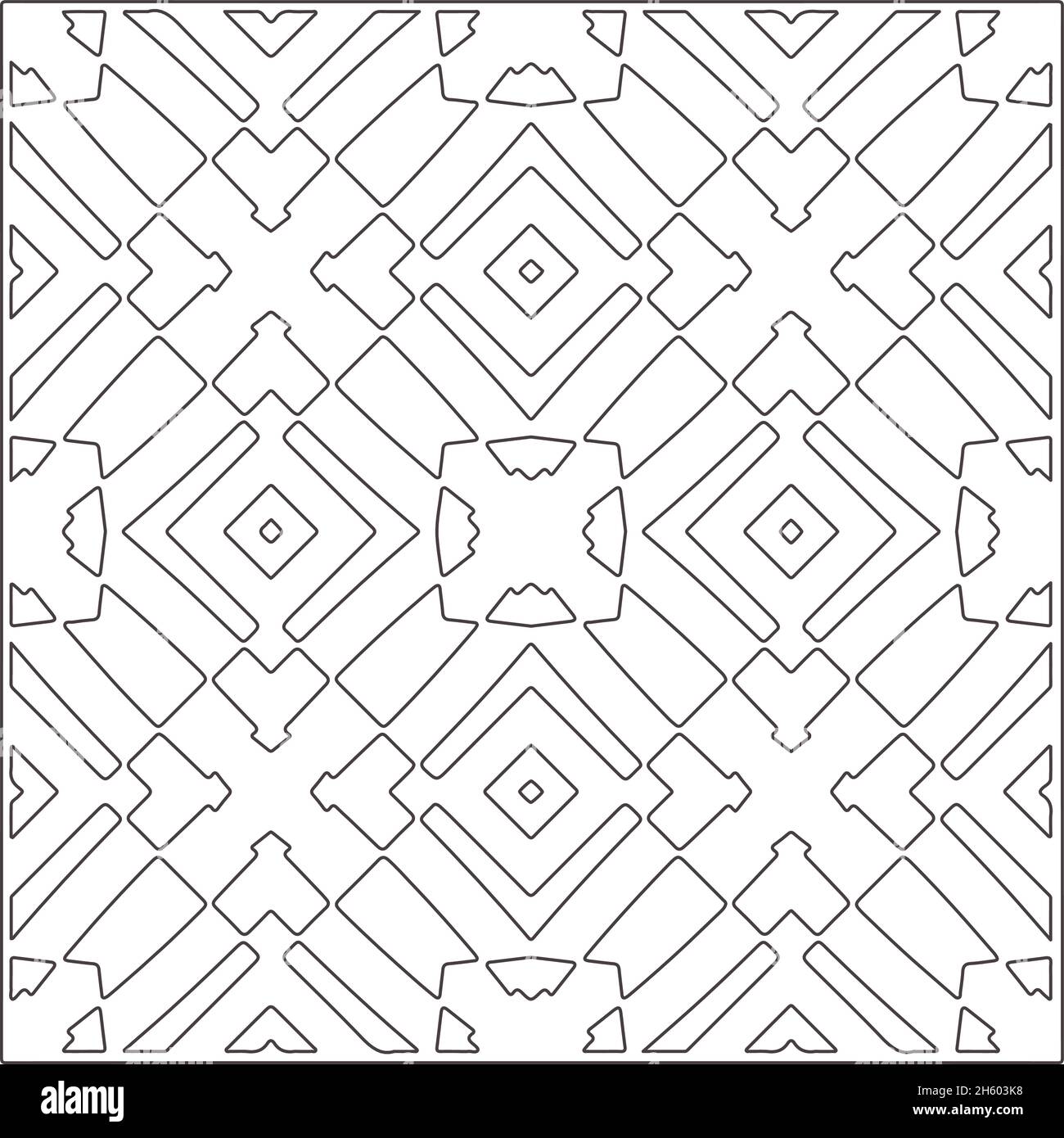 Repeating geometric tiles from striped elements.Modern geometric ...