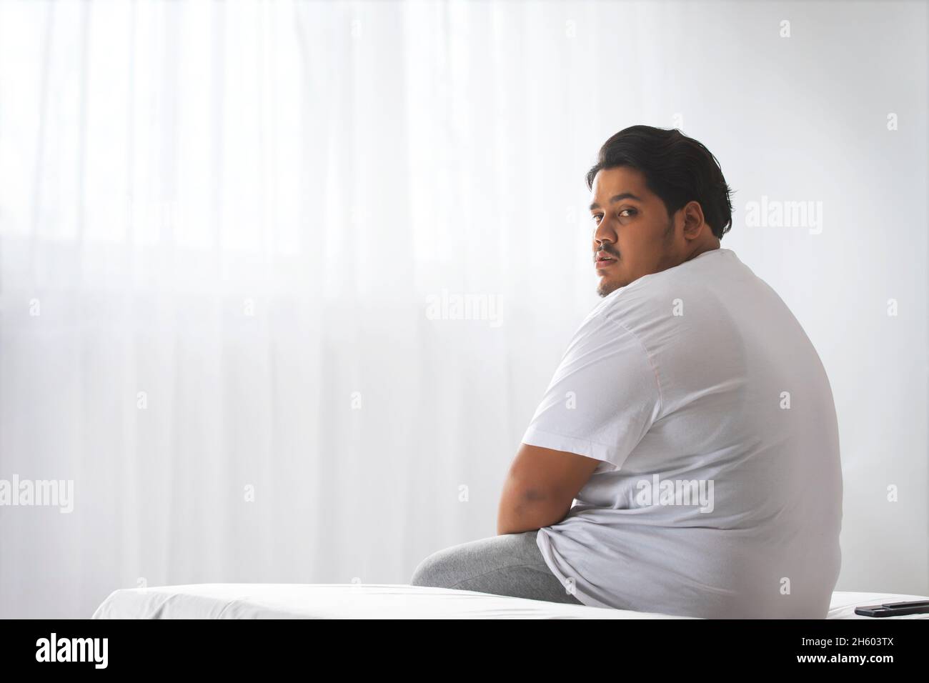 Man fat face hi-res stock photography and images - Alamy