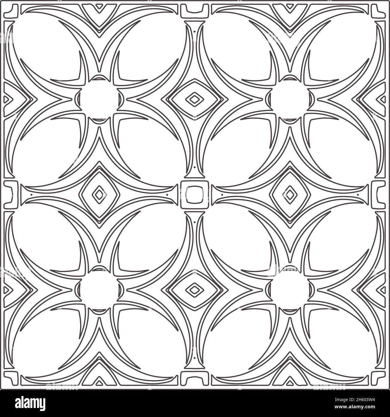 Repeating geometric tiles from striped elements.Modern geometric ...