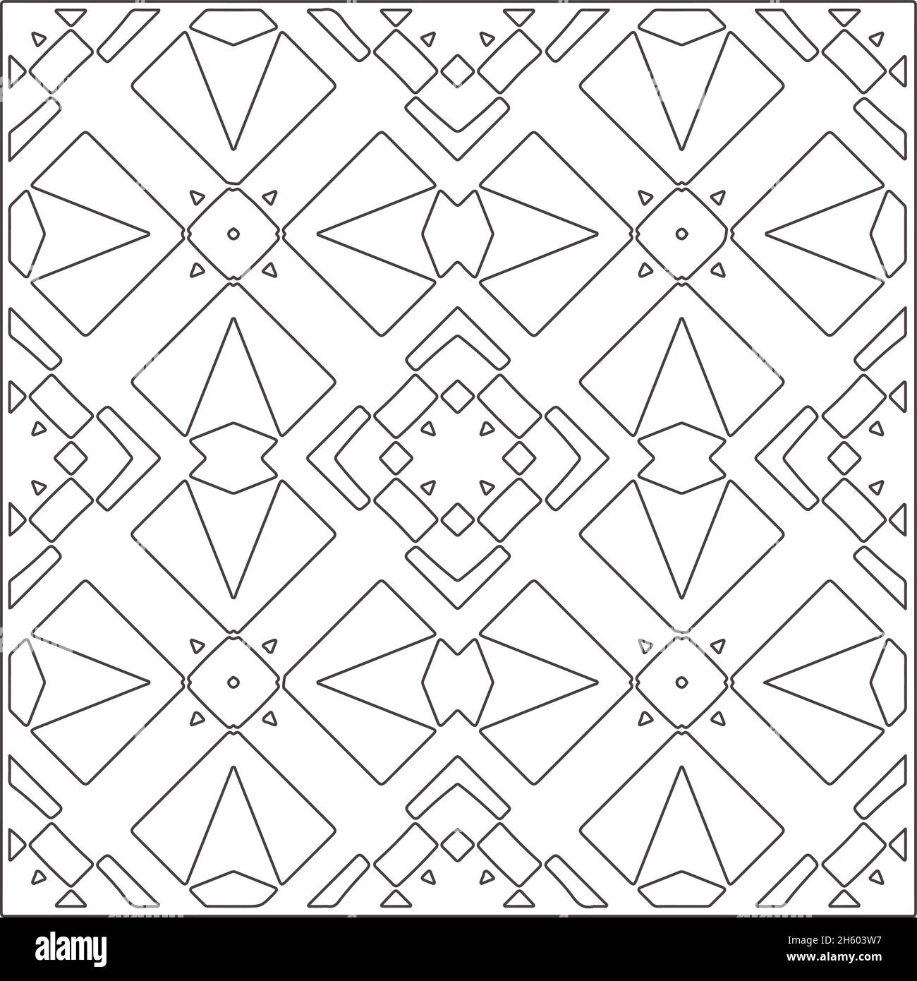 Repeating geometric tiles from striped elements.Modern geometric ...