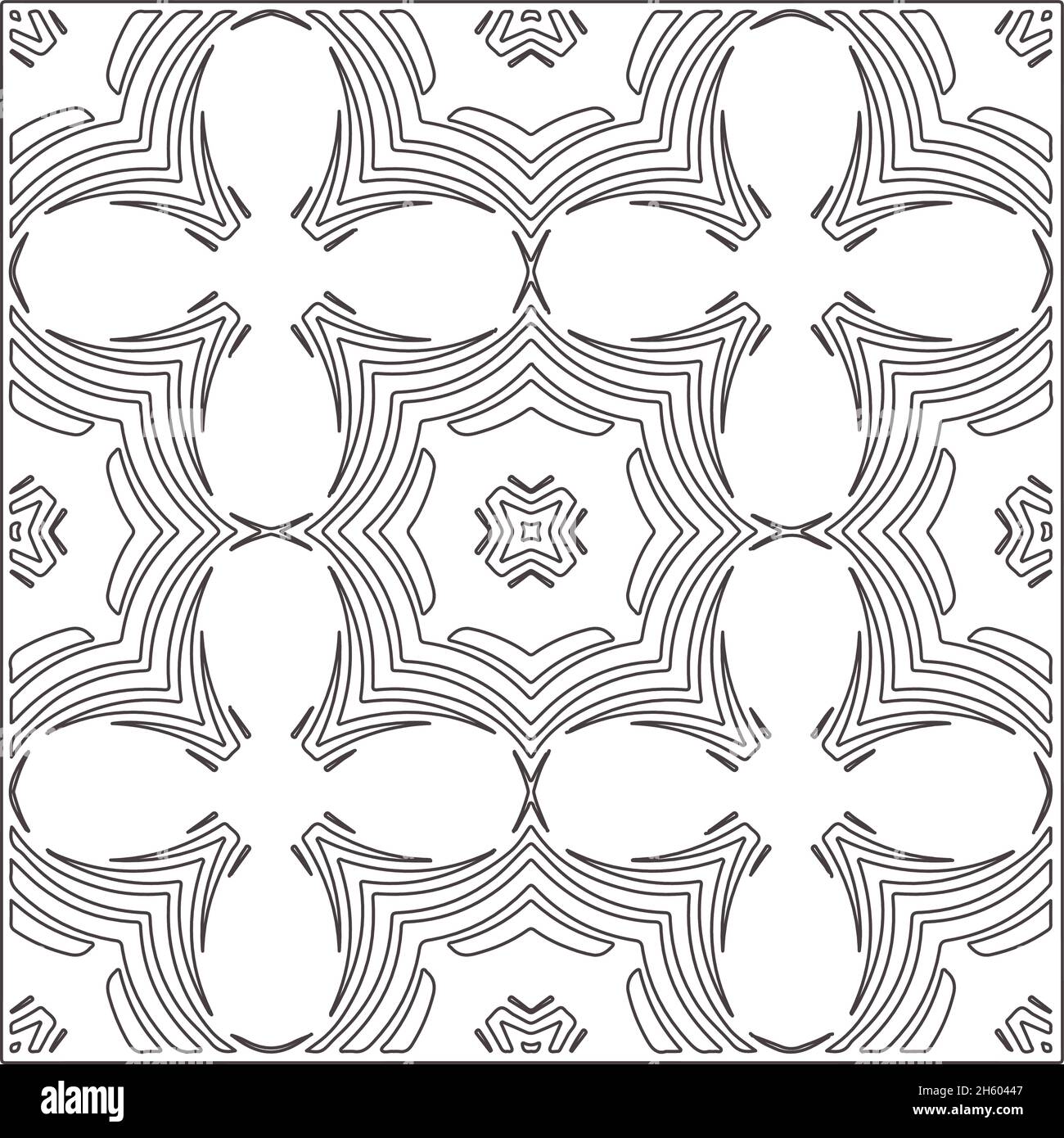 Repeating geometric tiles from striped elements.Modern geometric ...