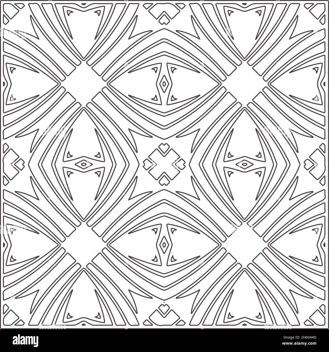 Repeating geometric tiles from striped elements.Modern geometric ...