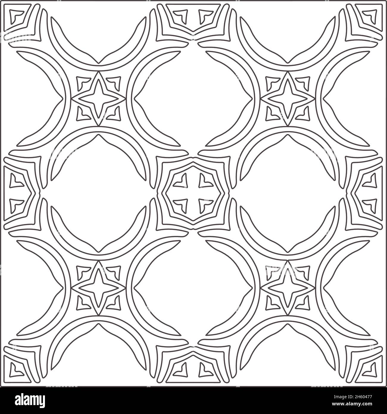 Repeating geometric tiles from striped elements.Modern geometric ...