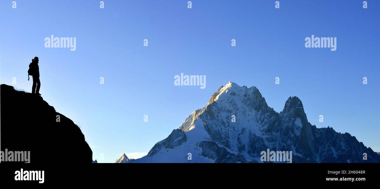 FRANCE, HAUTE SAVOIE ( 74 ), CHAMONIX, TREK IN THE MOUNTAINS CALLED ...