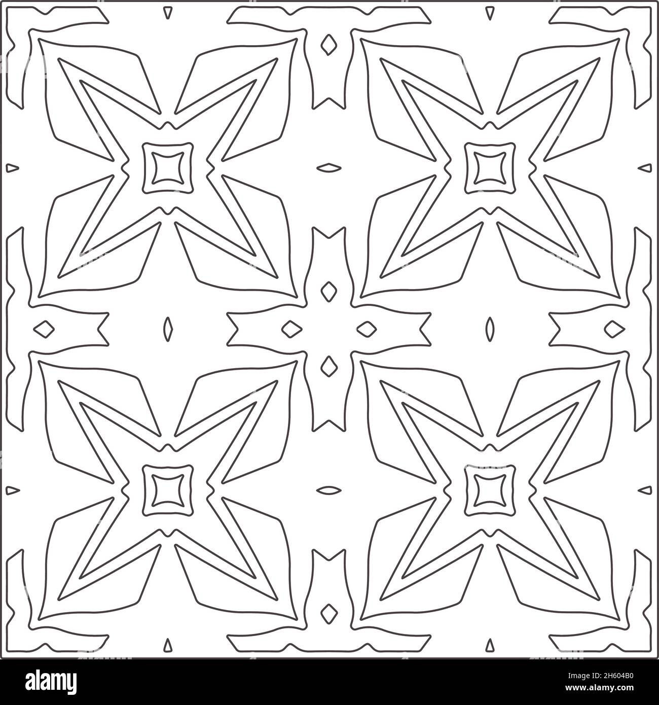 Repeating geometric tiles from striped elements.Modern geometric ...