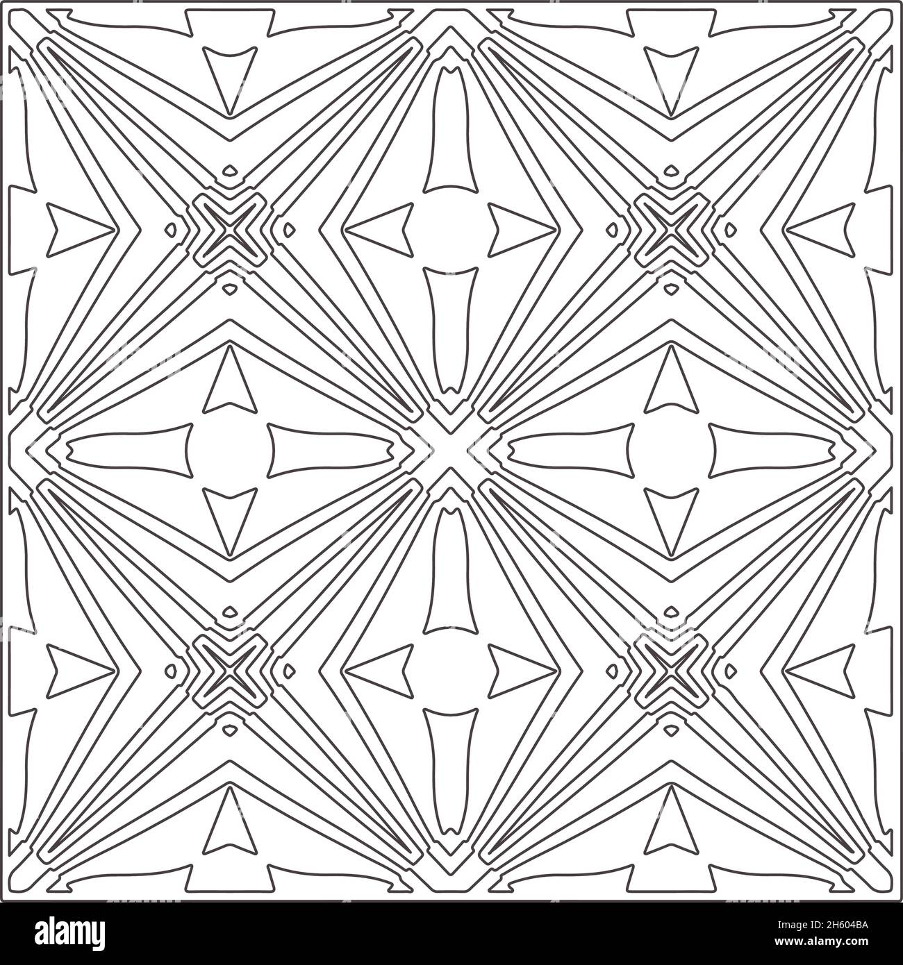 Repeating geometric tiles from striped elements.Modern geometric ...