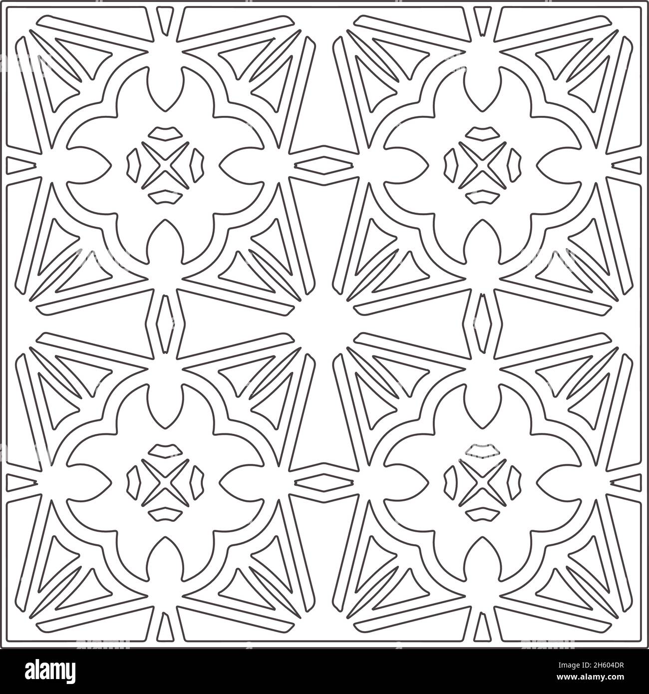 Repeating geometric tiles from striped elements.Modern geometric ...