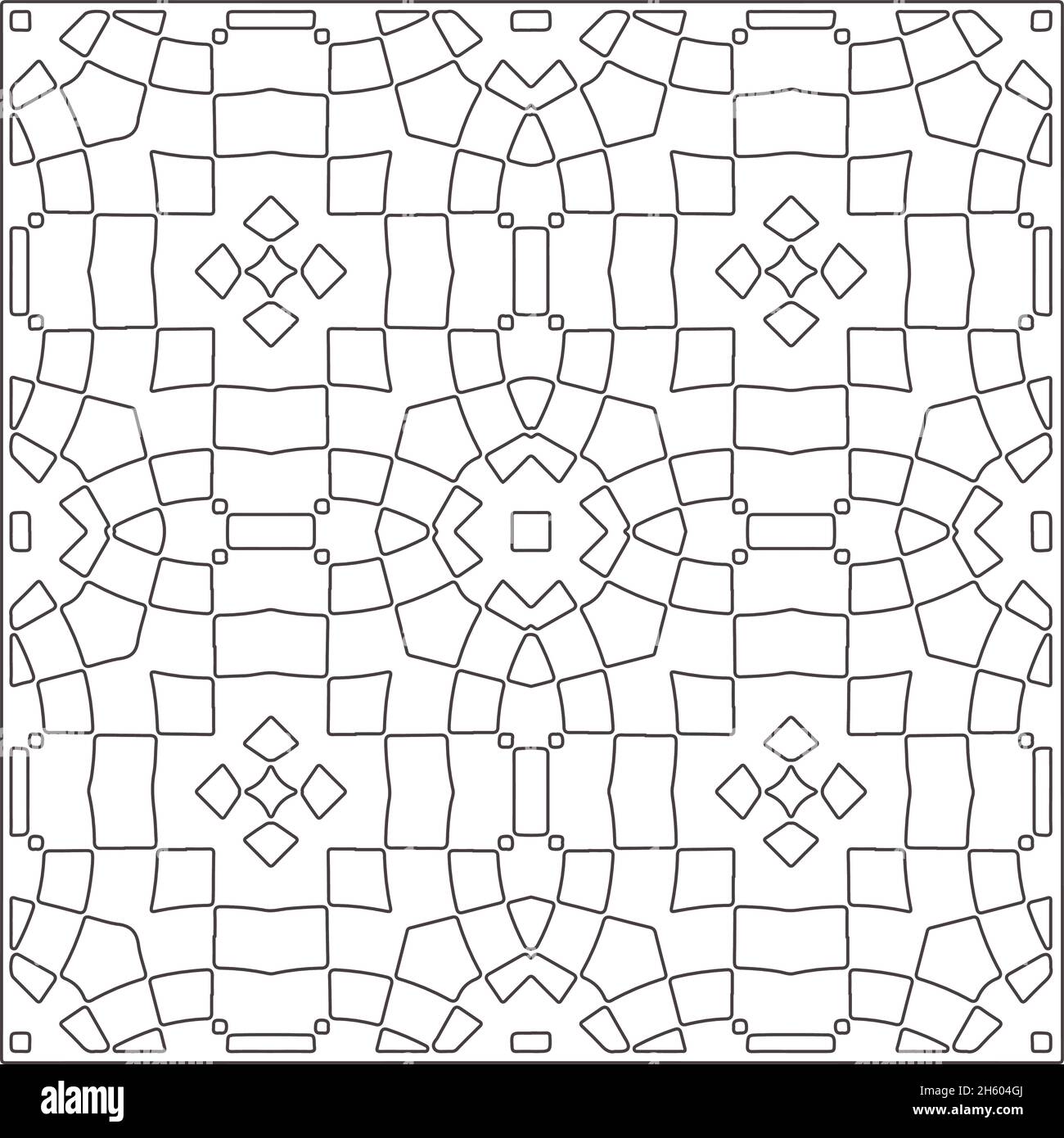 Repeating geometric tiles from striped elements.Modern geometric ...