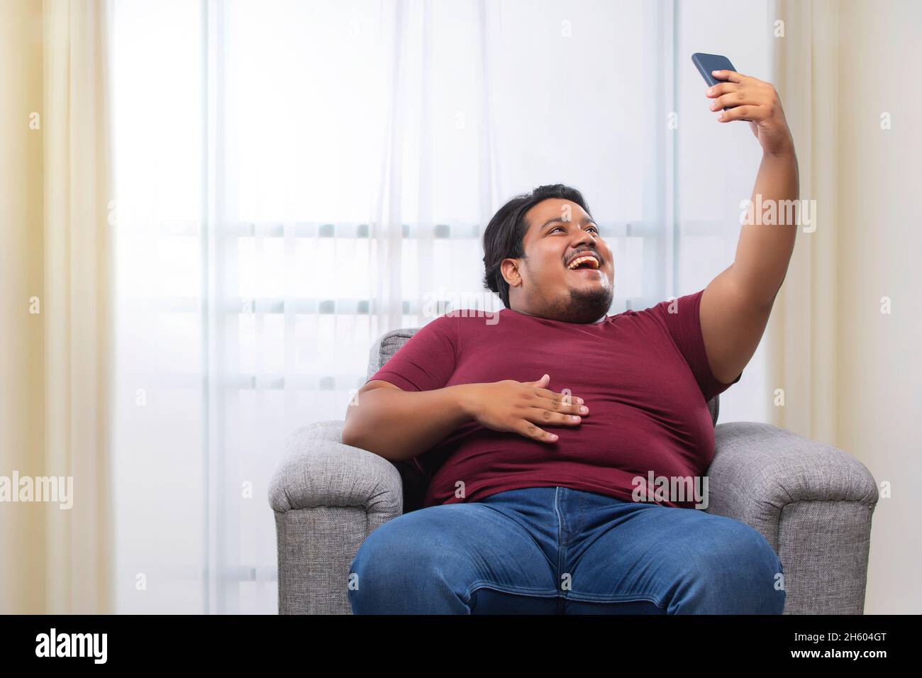 Fat Guy Selfie