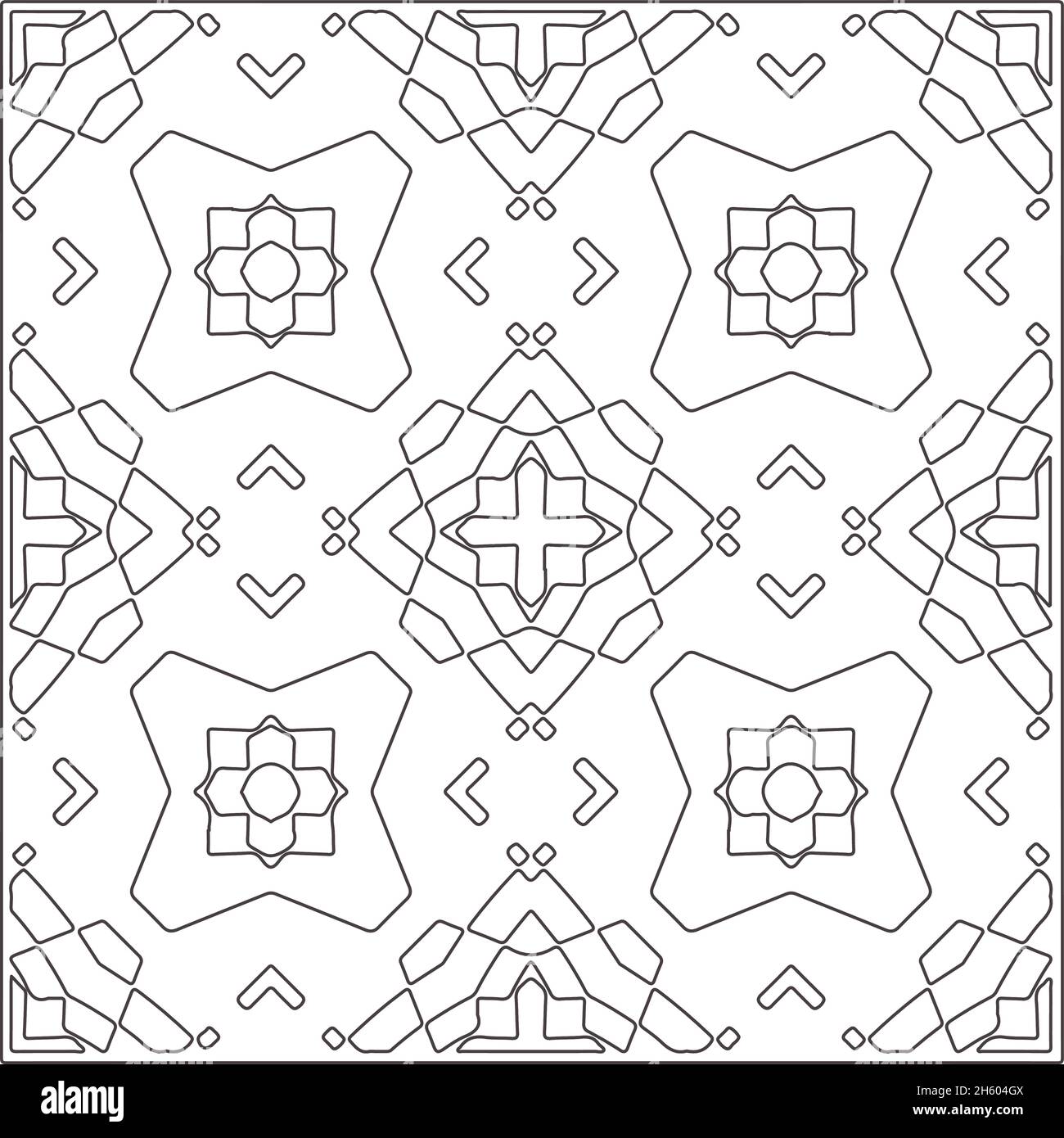 Repeating geometric tiles from striped elements.Modern geometric ...