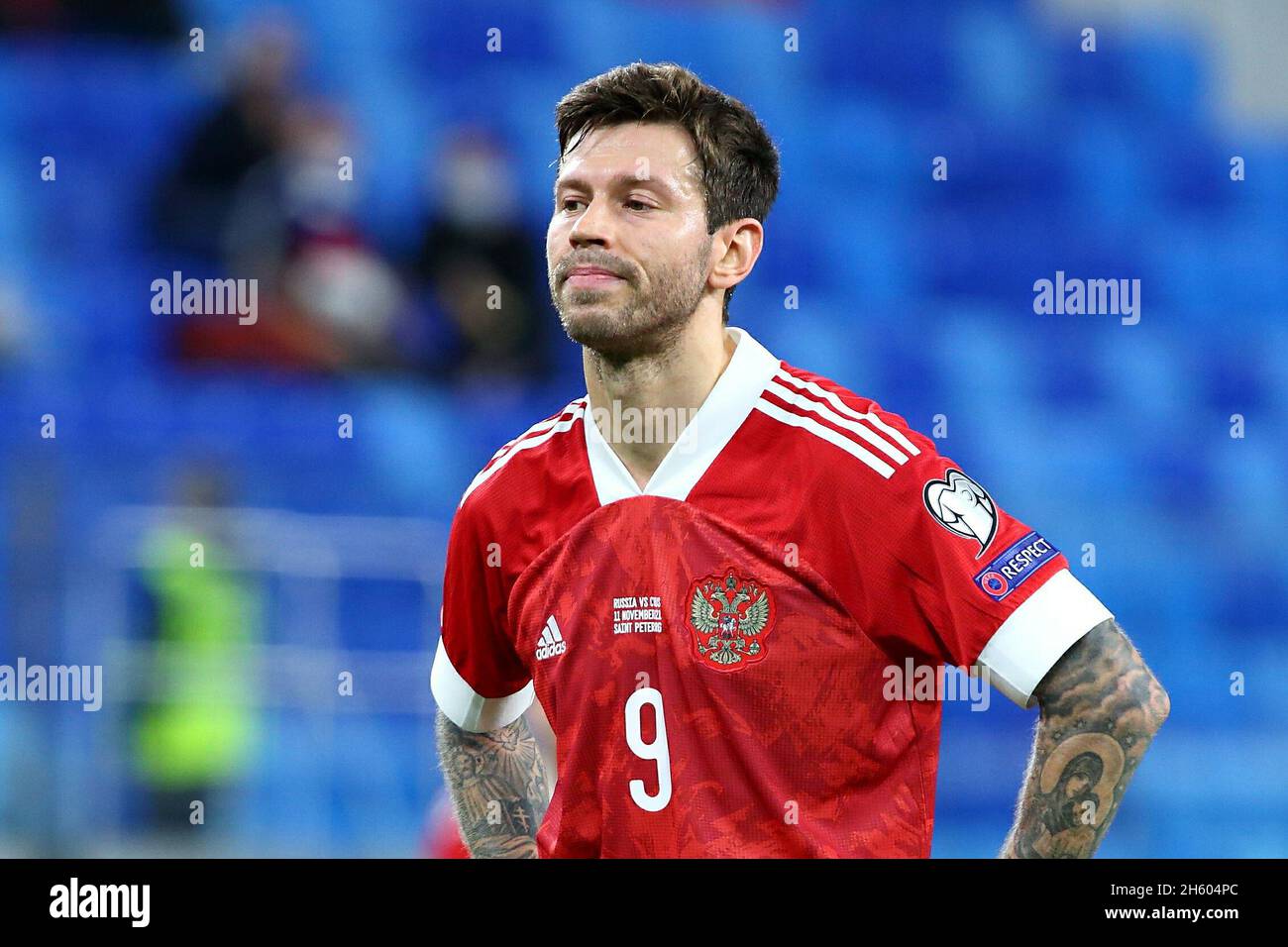 Saint Petersburg, Russia - 11 November 2021: Football, Qualification ...