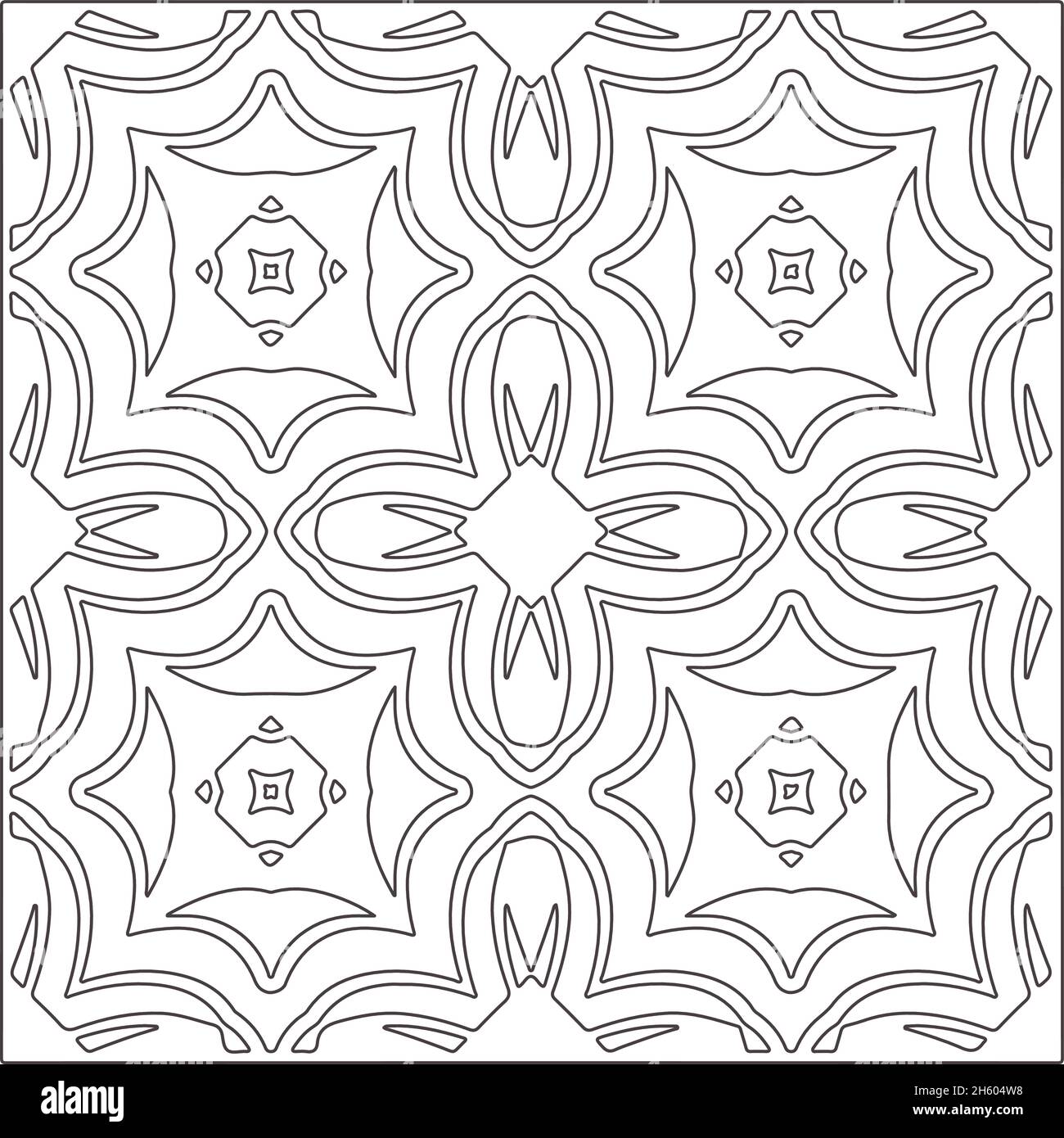 Repeating geometric tiles from striped elements.Modern geometric ...