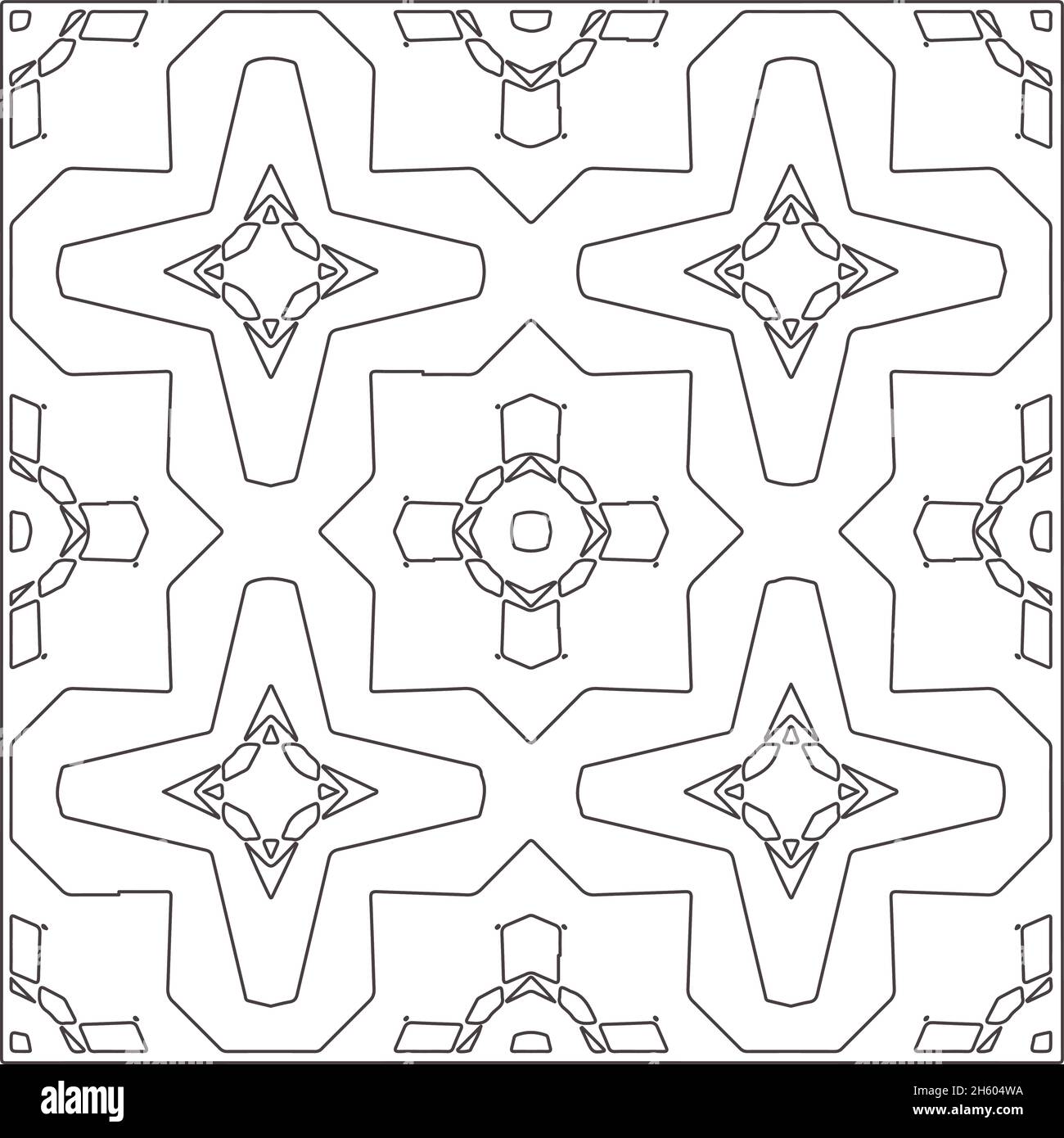 Repeating geometric tiles from striped elements.Modern geometric ...