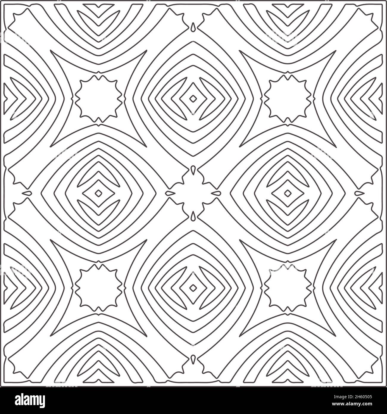 Repeating geometric tiles from striped elements.Modern geometric ...