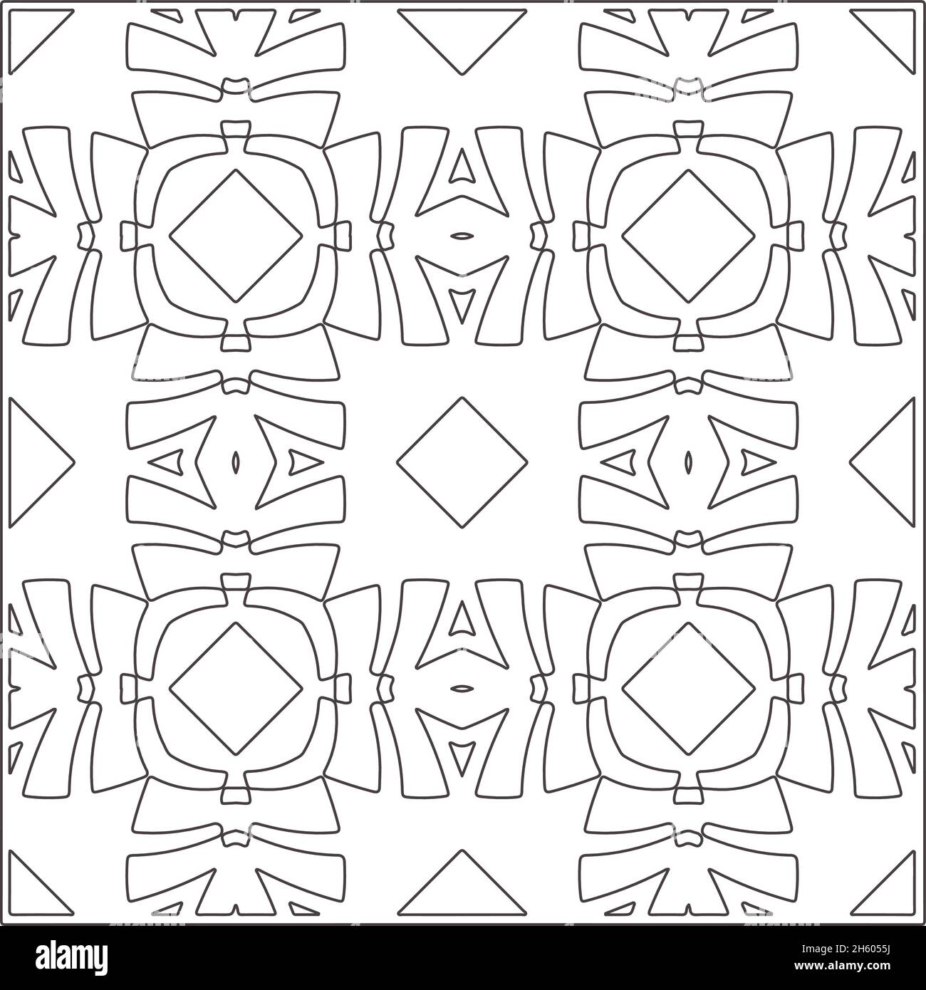 Repeating geometric tiles from striped elements.Modern geometric ...