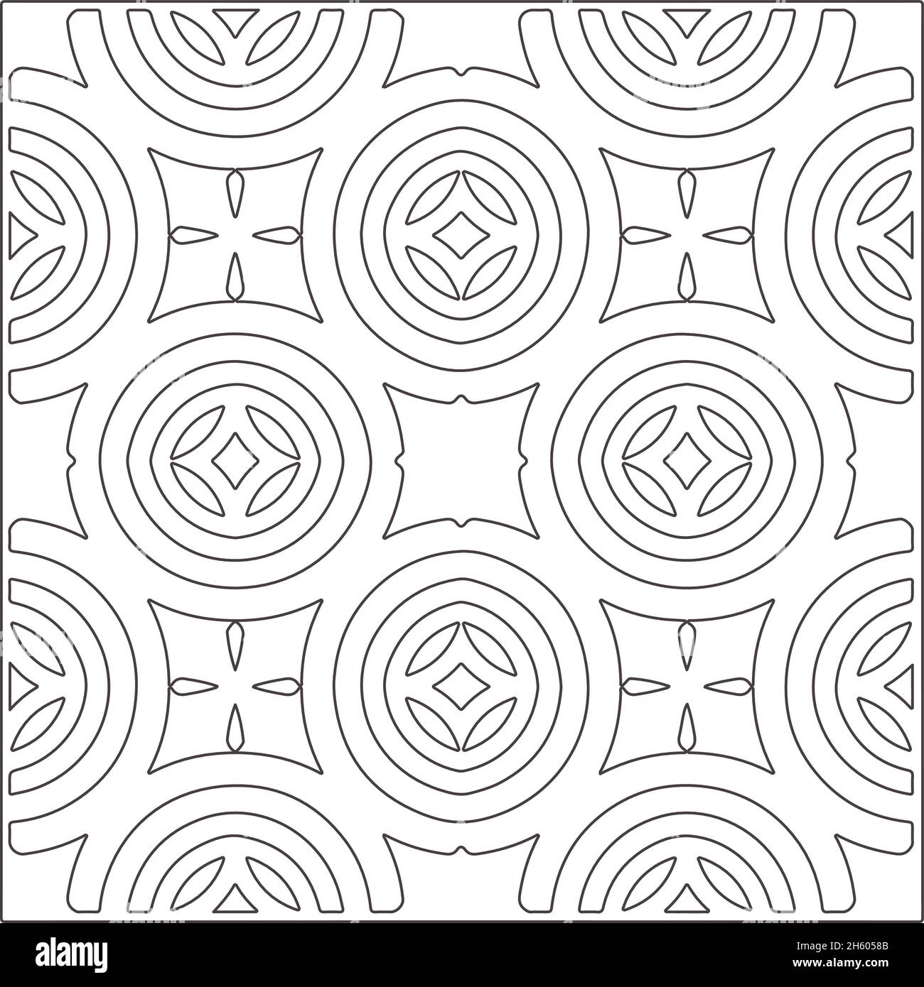 Repeating geometric tiles from striped elements.Modern geometric ...