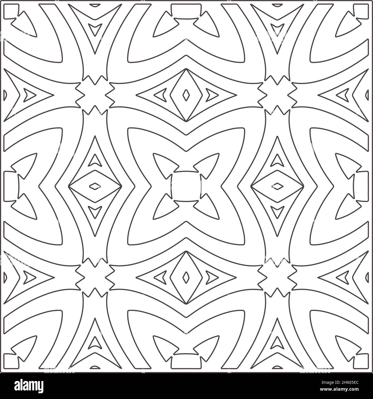 Repeating geometric tiles from striped elements.Modern geometric ...