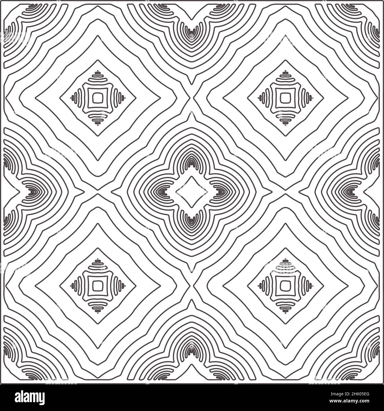 Repeating geometric tiles from striped elements.Modern geometric ...