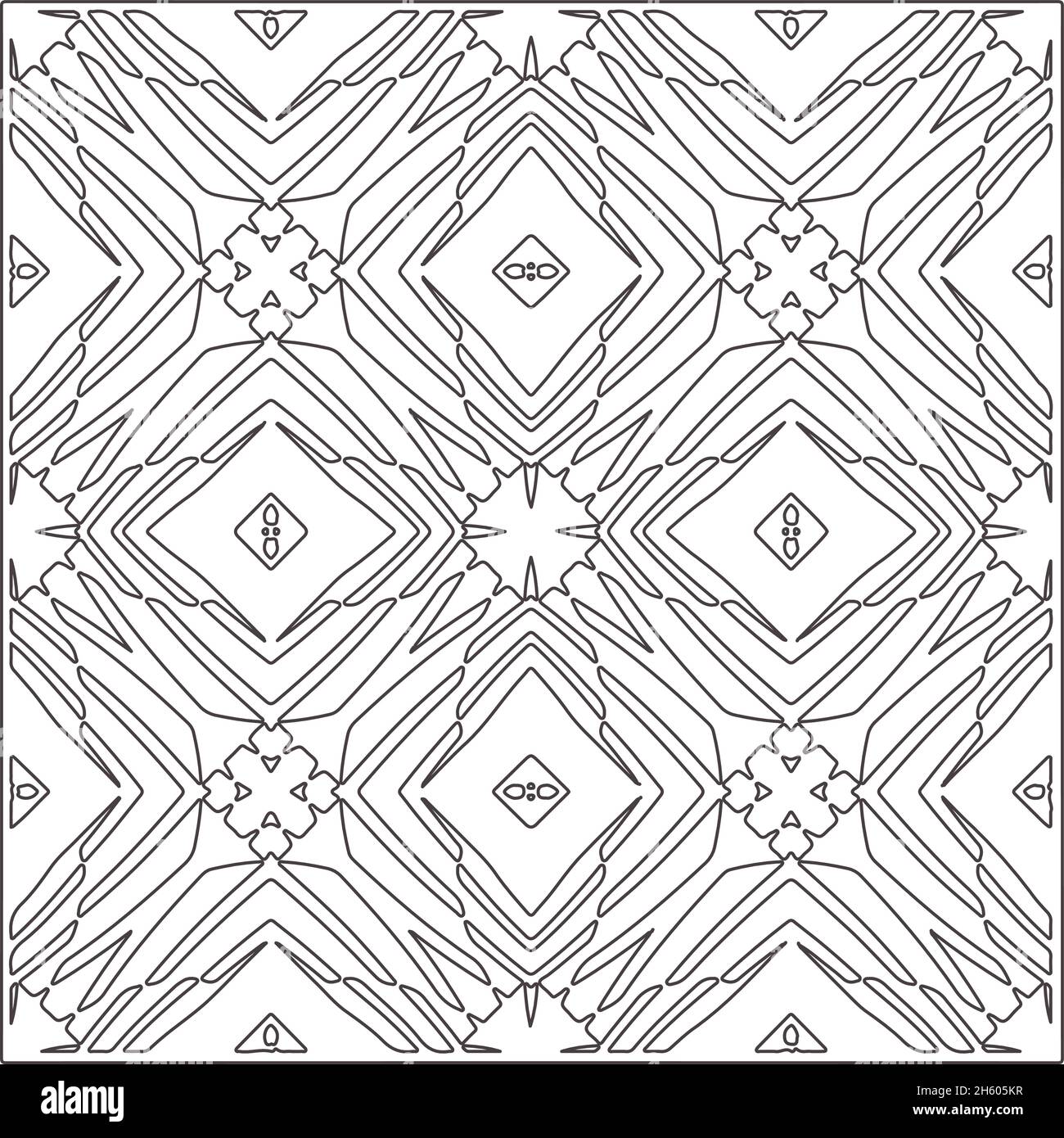 Repeating geometric tiles from striped elements.Modern geometric ...