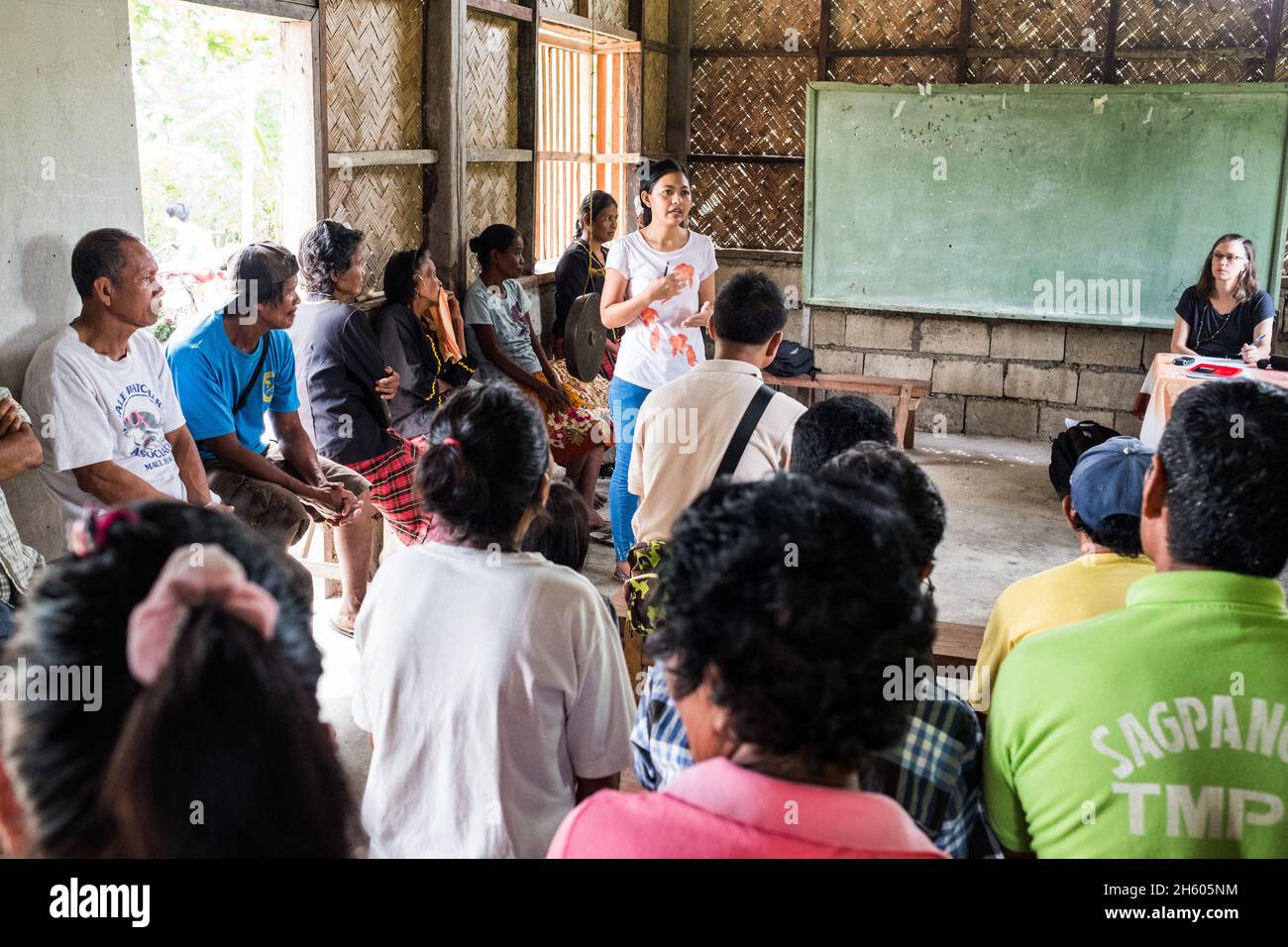 July 2017. Community meeting to discuss enterprise projects. Aborlan ...