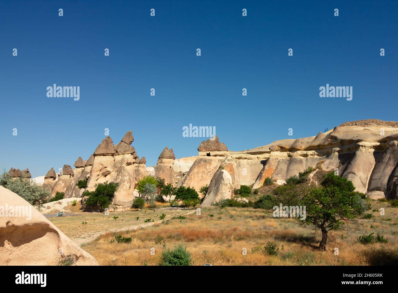 Pasabagi in Cappadocia. Fairy chimneys or peri bacalari in Pasabagi ...
