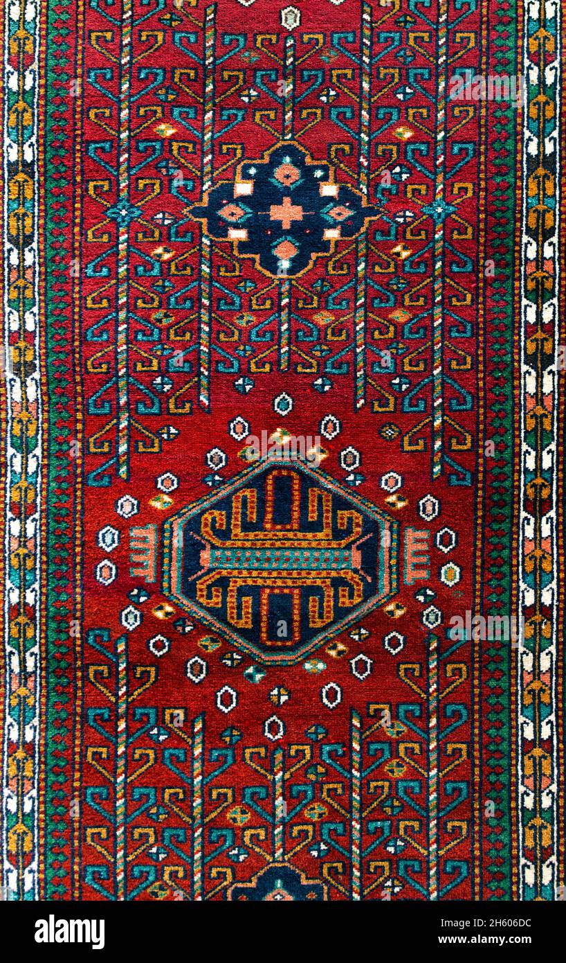 An ancient Armenian carpet texture pattern Stock Photo - Alamy