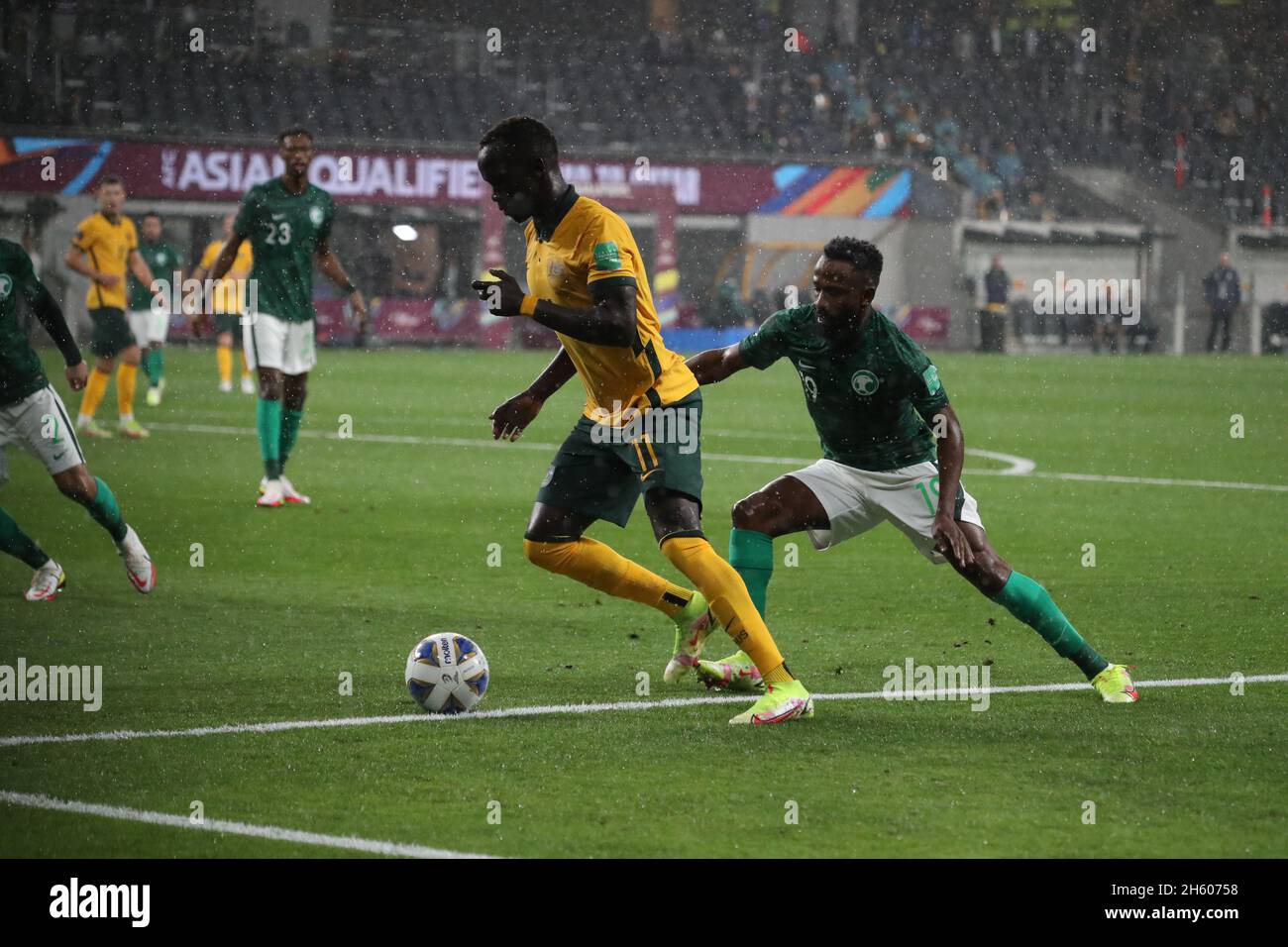 Socceroos vs Saudi Arabia Stock Photo - Alamy