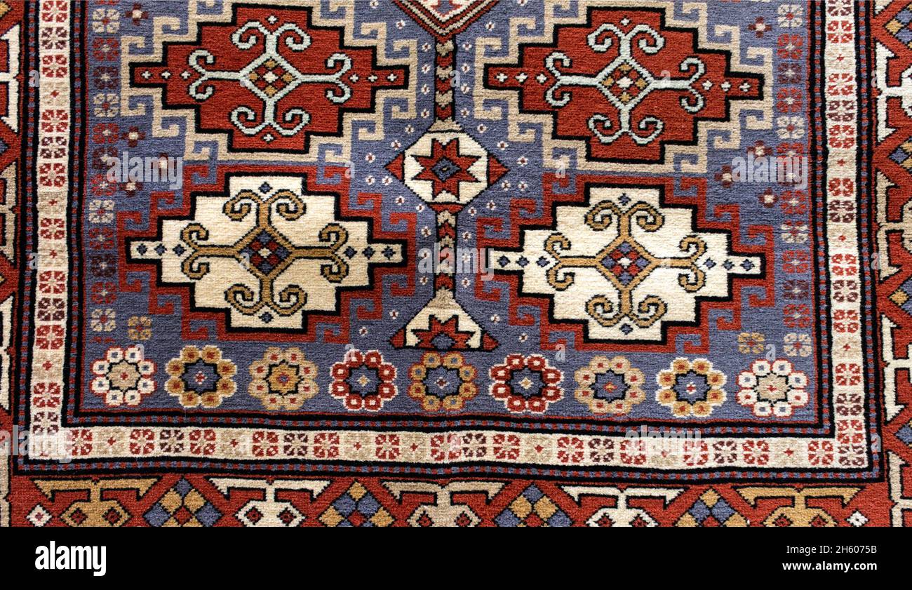 An ancient Armenian carpet texture pattern Stock Photo - Alamy