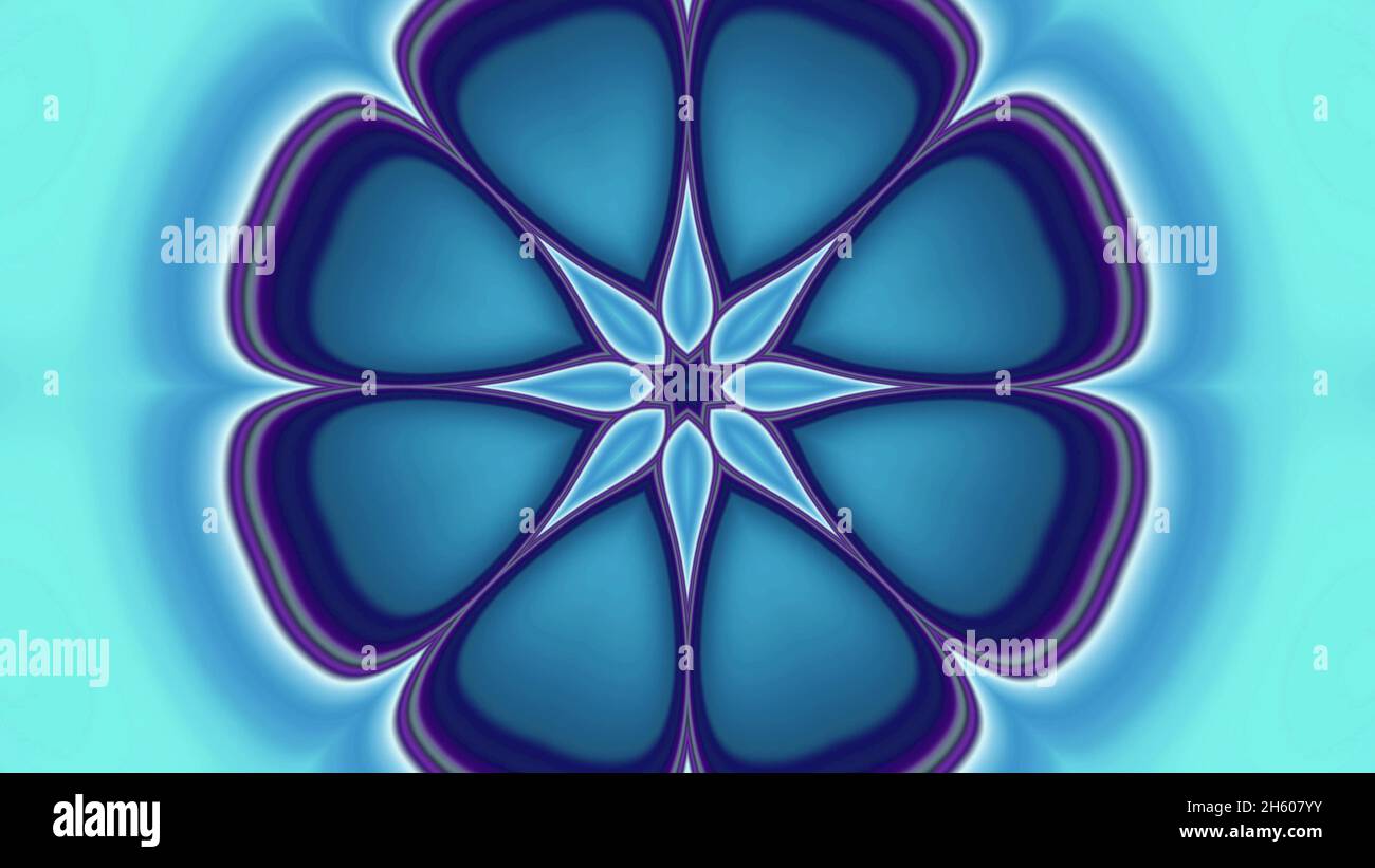 3d illustration of 4K UHD tunnel in shape of flower Stock Photo - Alamy
