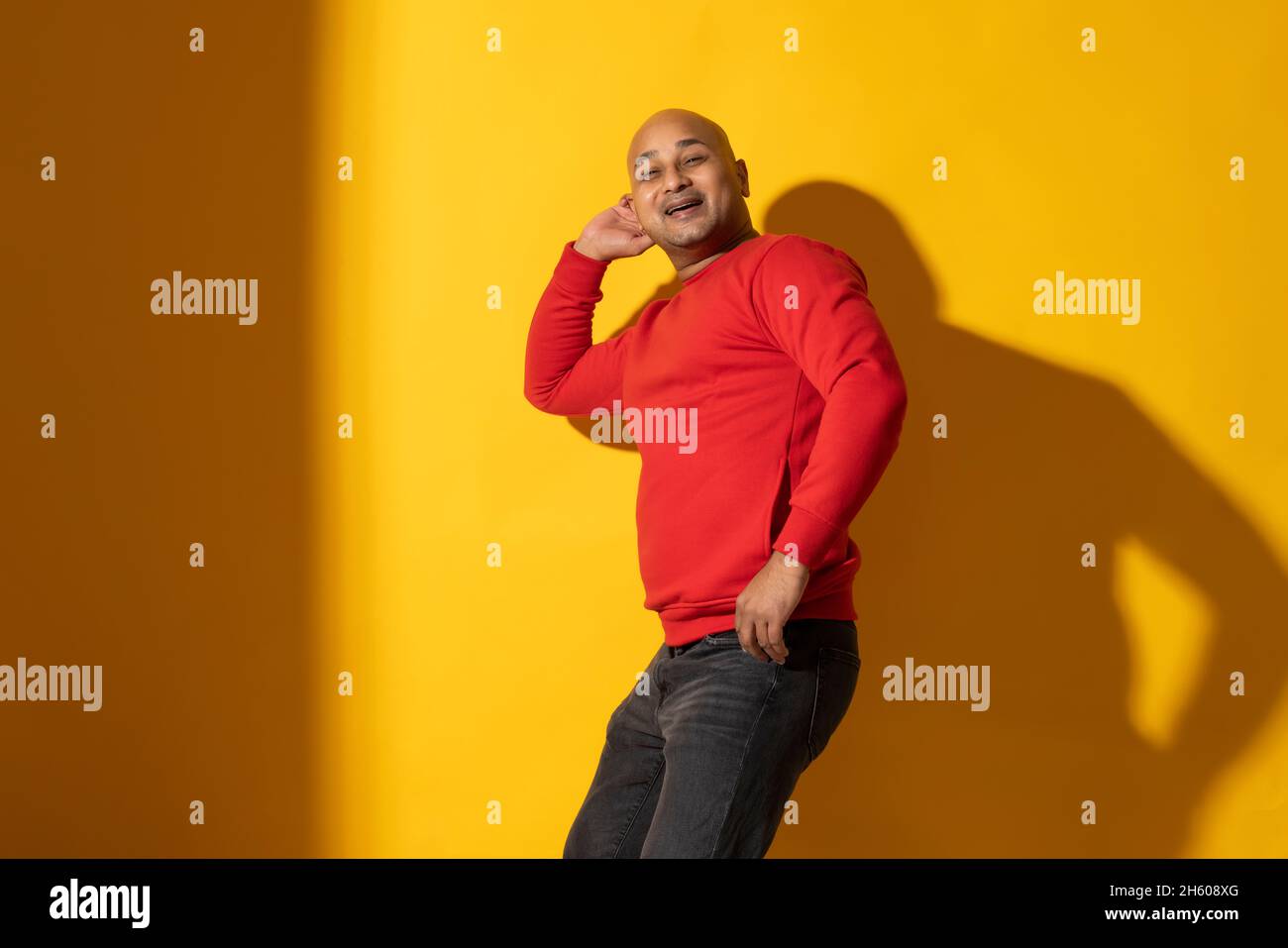 Bald man dancing hi-res stock photography and images - Alamy