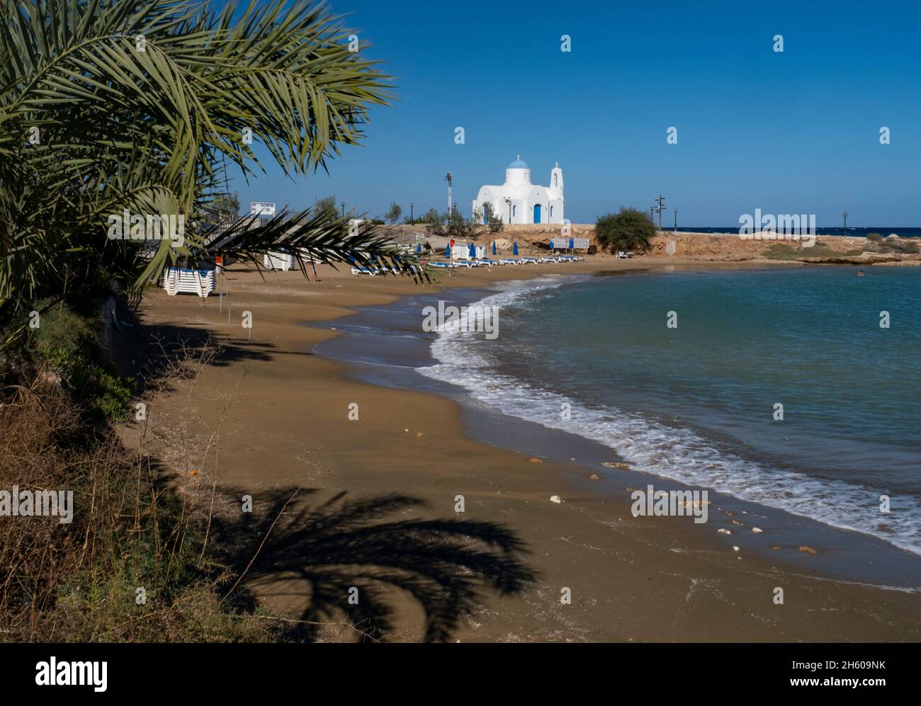 The little church of Saint Nicholas, (Agios Nikolaos) is situated at ...