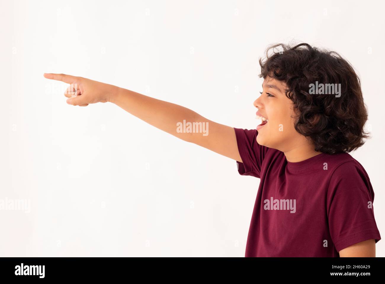 Asian boy studio side view hi-res stock photography and images - Alamy