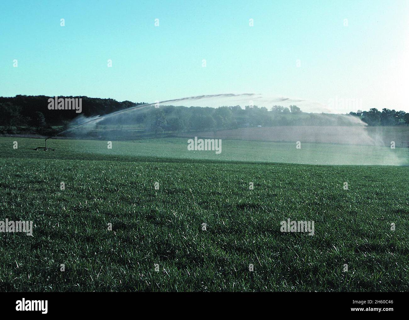 Spraying a liquid onto the fields hi-res stock photography and images ...