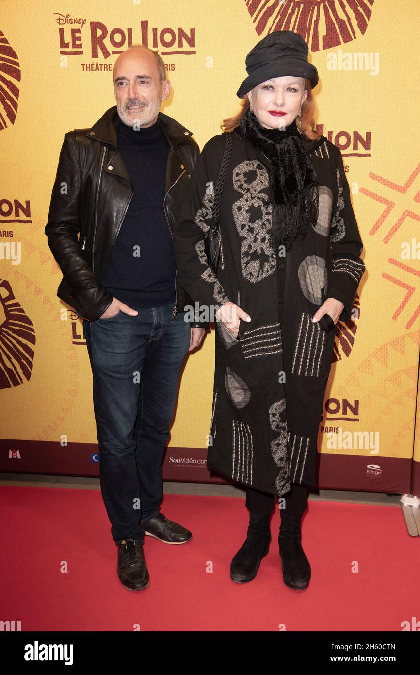 Paris, France. 12th Nov, 2021. Catherine Jacob and guest attend the ...