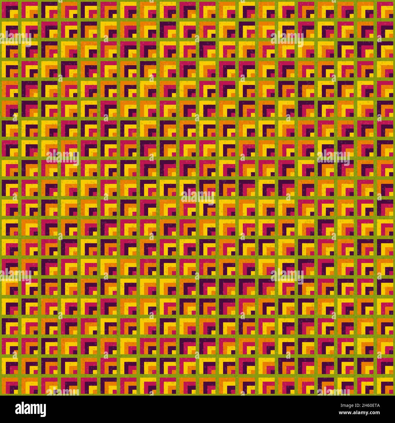 Abstract Geometrical generative computational art illustration Stock ...