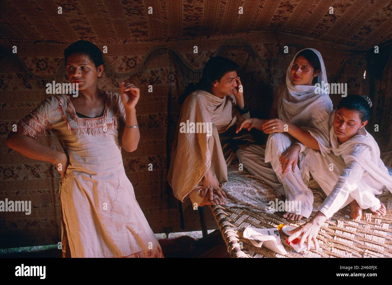 Pakistan. Punjab province. Hijra, the half woman of Pakistan Stock ...