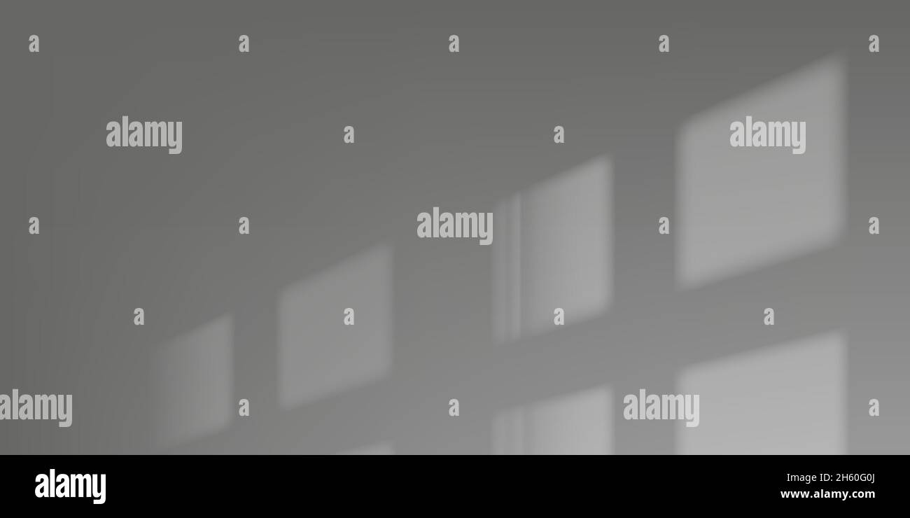 Shadow vector window overlay blurred shade sunshine concept mockup ...