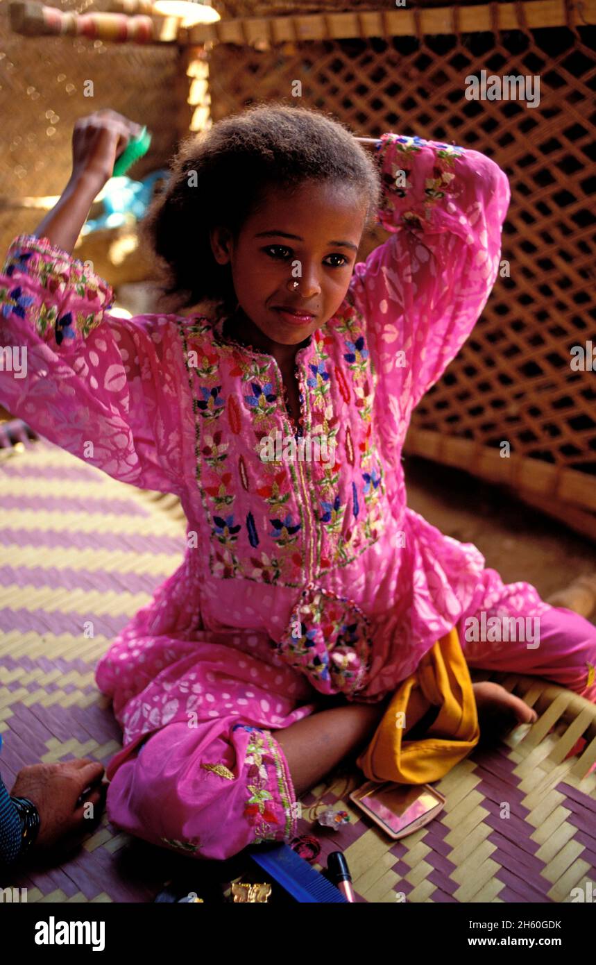 Pakistan, Sind province, shiddi festival near Karachi, Shiddi are the ...