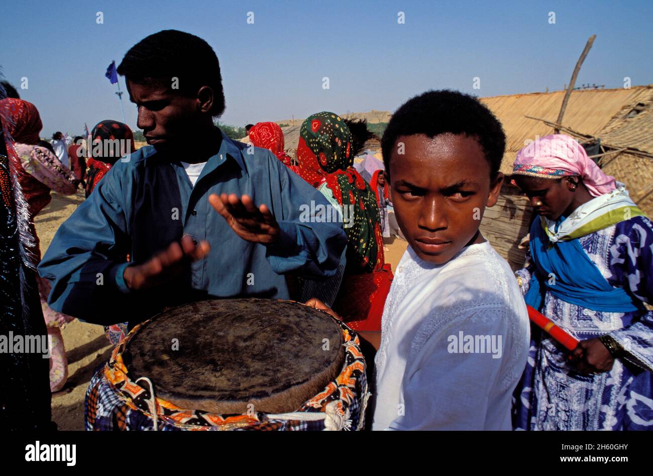 Pakistan, Sind province, shiddi festival near Karachi, Shiddi are the ...