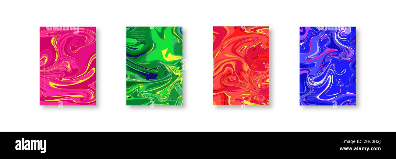 Distorted warp lines cover backdrop set, vector curve line texture ...