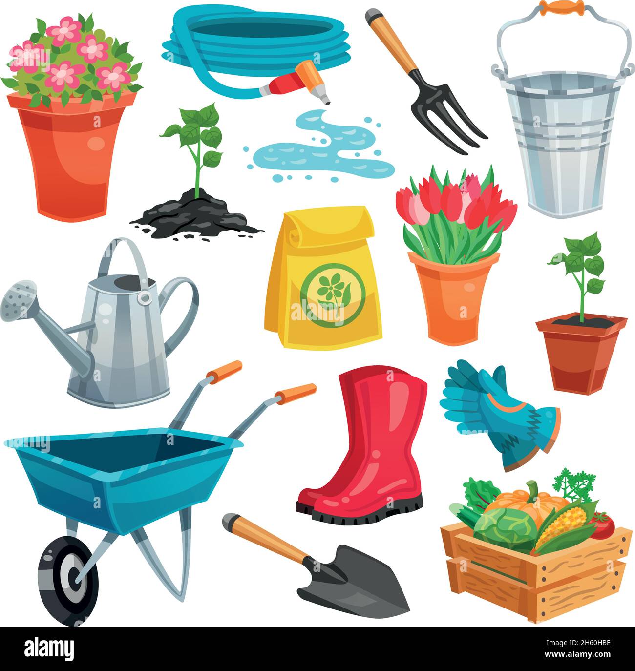 Pruning seedlings Stock Vector Images - Alamy