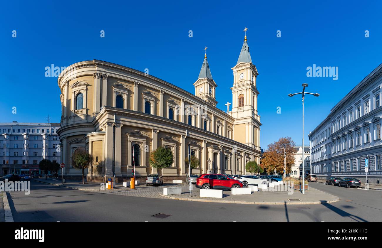 A picture of the Cathedral of the Divine Saviour in Ostrava Stock Photo ...
