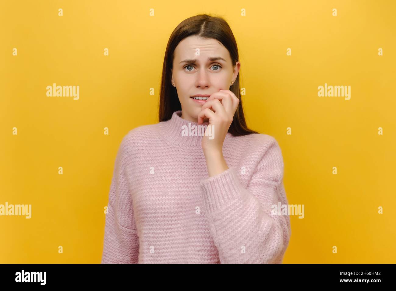 Full concerned hi-res stock photography and images - Alamy